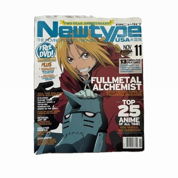newtype | Other | Vintage Newtype Usa Anime Magazine November 204 Neon ...